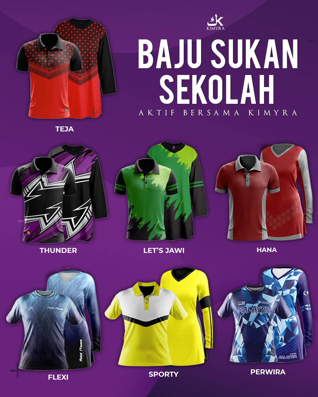 BAJU SUKAN SEKOLAH COLLECTION – KIMYRA